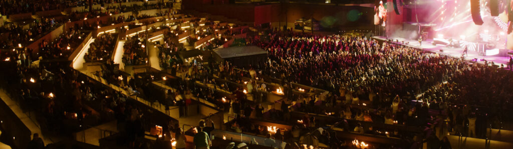 Sunset at El Paso Amphitheater